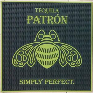 tequila patron bar mat professional xl spill mat wait station drip mat 17x17 rubber coaster