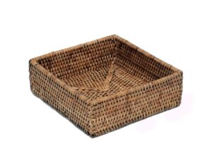 artifacts trading company rattan luncheon napkin holder