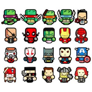 20pcs avengers magnetic refrigerator magnet fridge sticker - avengers fridge decoration, office whiteboard magnet, cabinet magnet, dishwasher magnet, cabinet cute locker magnet