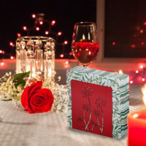 Red Napkin Holder, Metal Paper Napkin Holder Stand for Farmhouse Dinner Home Kitchen Restaurant Picnic Party Table Decor