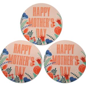 Novel Merk Mother’s Day Refrigerator Magnets, Small Circle Flowers in Bloom Design for Fridge, Gifts, Decor, & Party Favors (10 Pack)