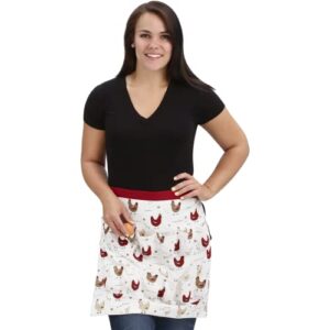 Cackleberry Home Farmhouse Chicken Egg Collecting & Gathering Apron 12 Pockets (Adult Size)