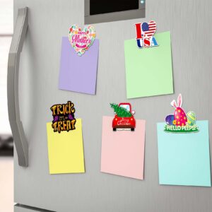 Weewooday 20 Pcs Holiday Magnets St. Patrick's Day Easter Day Fridge Magnet Holiday Refrigerator Magnets Locker Sticker Magnet Festival Kitchen Refrigerator Magnet Cover