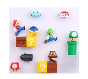 14 pack mario fridge magnets for kids decorative refrigerator locker magnets kitchen school office fun decoration