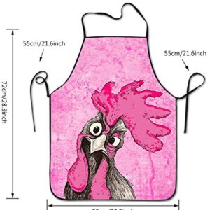 YISHOW Regniz Aprons for Women Plus Size Adult Aprons Funny Chicken Illustration for Inspiration Kitchen Woman Aprons Aprons Bulk Adultsimple