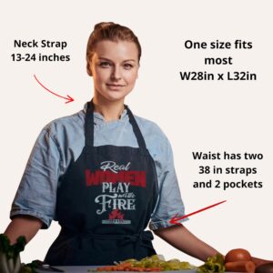 Fay People Funny Aprons for Women - Cooking Aprons for Women in 2 Styles - Funny Cooking Aprons for Mother's Day