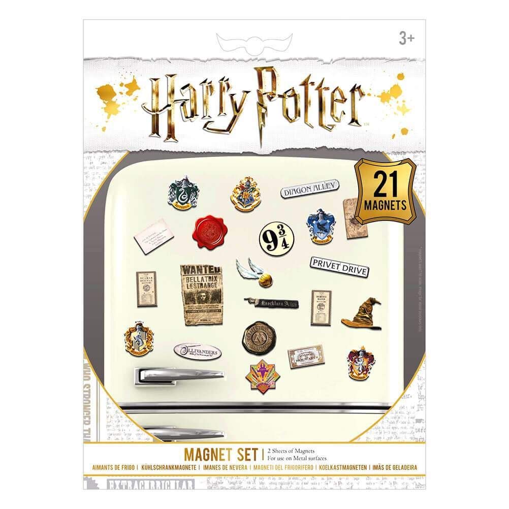 Harry Potter Fridge Magnets, Set of 21 - Official Merchandise