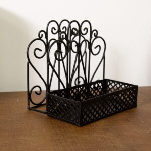 Black Salt & Pepper Napkin Holder