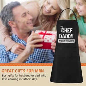 SELORY Christmas Funny Gifts for Dad,White Elephant Gifts for Dad From Daughter Son Wife,Cool Apron Gifts for Husband,Funny Gifts for Men,Birthday Gifts for dad Husband,BBQ Apron Dad Gifts for Men