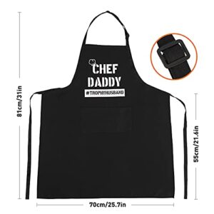 SELORY Christmas Funny Gifts for Dad,White Elephant Gifts for Dad From Daughter Son Wife,Cool Apron Gifts for Husband,Funny Gifts for Men,Birthday Gifts for dad Husband,BBQ Apron Dad Gifts for Men