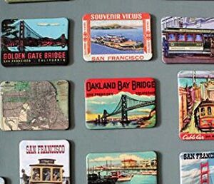 MISWEE 24-pcs magnetic fridge magnets refrigerator sticker home decoration accessories magnet paste arts crafts (San Francisco)