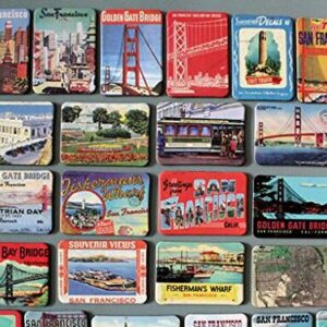 MISWEE 24-pcs magnetic fridge magnets refrigerator sticker home decoration accessories magnet paste arts crafts (San Francisco)