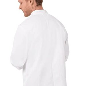 Chef Works Men's Bordeaux Chef Coat, White, Medium