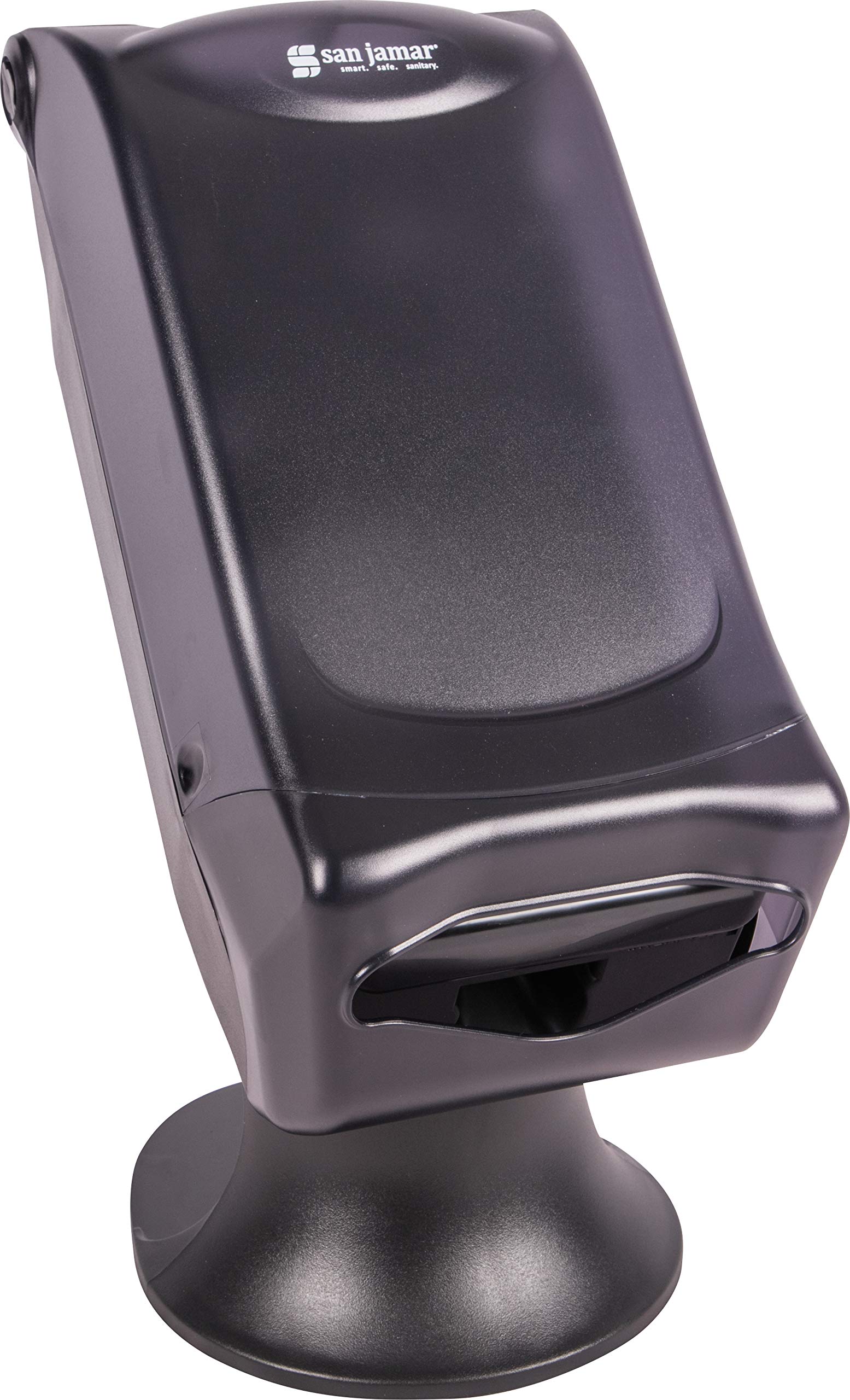 San Jamar - H5005STBK H5005S Venue Fullfold Control Napkin Dispenser with Stand, 500 Capacity, 8" Width x 17-1/2" Height x 13" Depth, Black Pearl