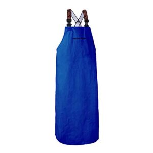 grundens shoreman pvc apron, ocean blue, one size