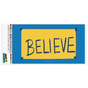 ted lasso believe automotive car refrigerator locker vinyl magnet