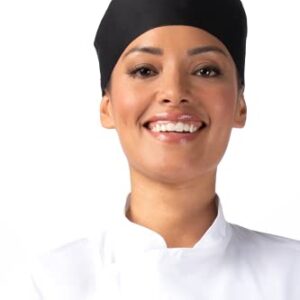 Chef Works Unisex Sustainable Cool Vent Chef Beanie , Black, One Size