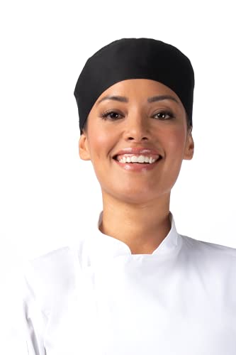 Chef Works Unisex Sustainable Cool Vent Chef Beanie , Black, One Size