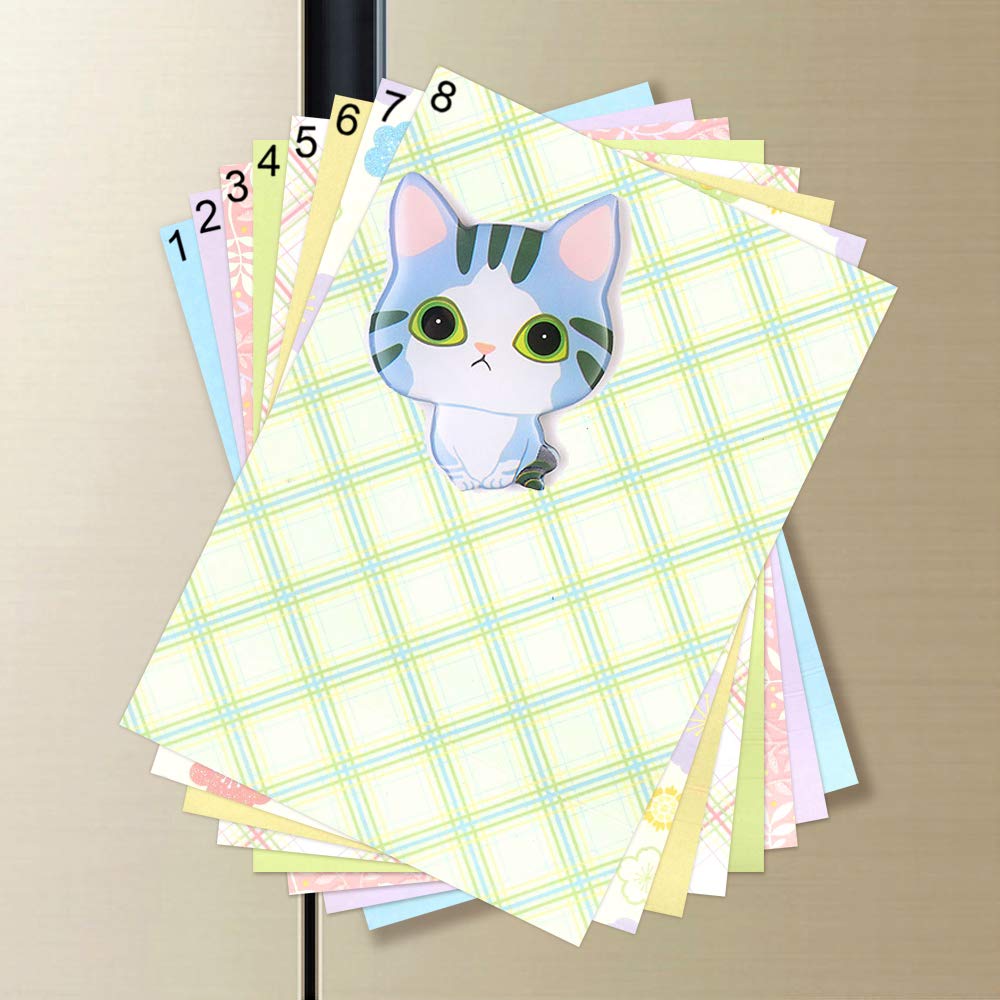 Cute Cartoon Cat Fridge Magnets - 6 PCS Refrigerator Magnets Set Office Magnets Calendar Magnets Whiteboard Magnets Christmas Magnets Decorative Magnets