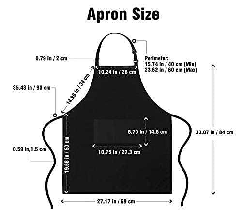 PLACE4PRINT Hair stylist apron embroidered, Unisex, Hair dresser smock, Hairdresser apron, Hair salon apron, Hair stylist for hair stylist Hair dresser gift, Hair dresser Apron for Women and Men