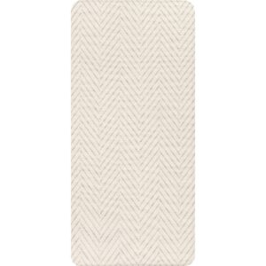 nuLOOM Casual Herringbone Anti Fatigue Kitchen or Laundry Room Comfort Mat, 2x3, Beige