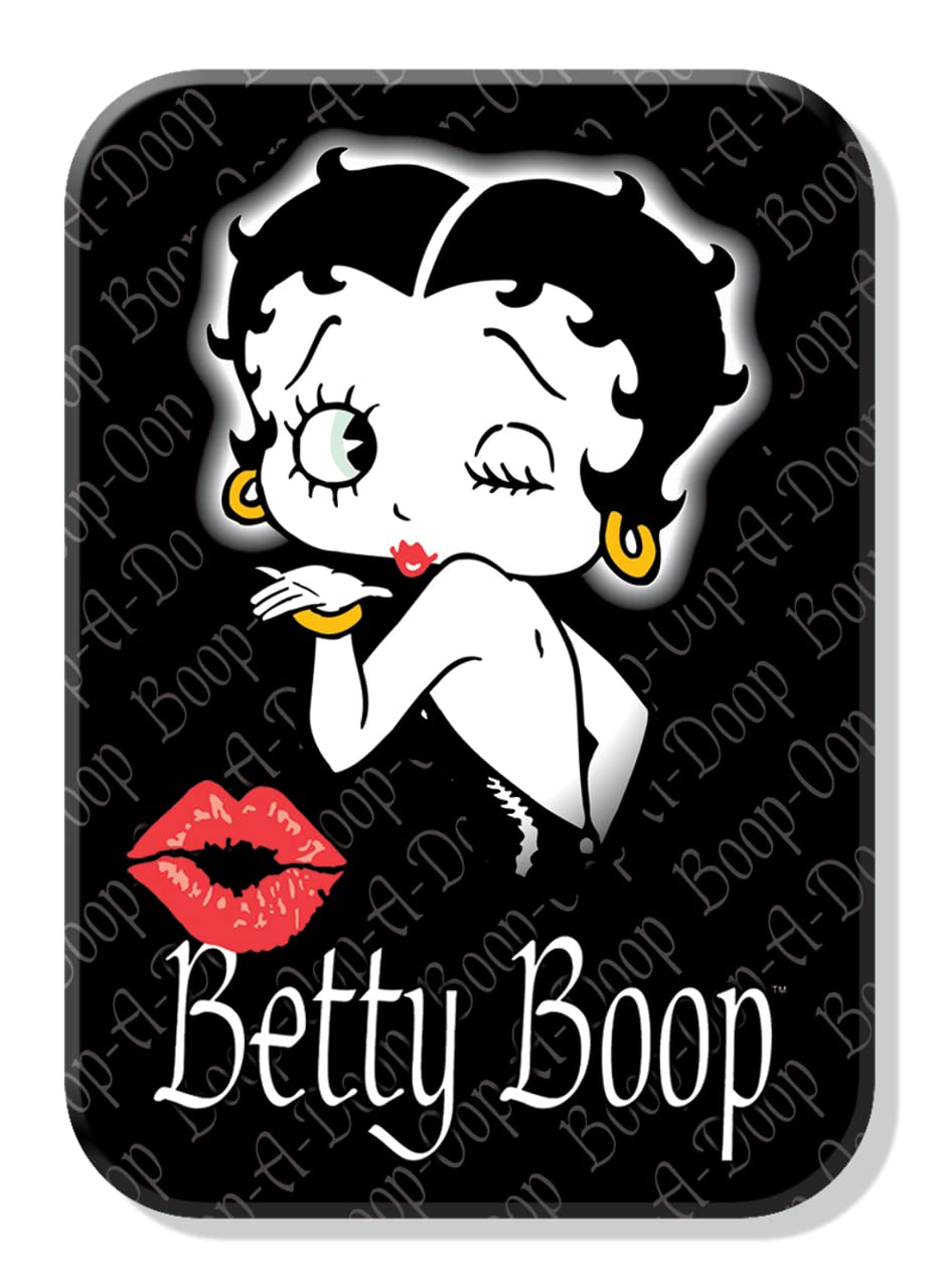 Desperate Enterprises Betty Boop Kiss Refrigerator Magnet - Funny Magnets for Office, Home & School - Made in The USA