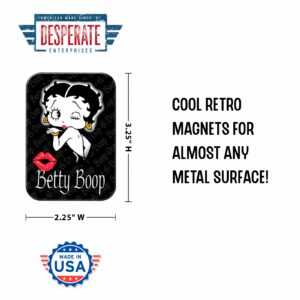 Desperate Enterprises Betty Boop Kiss Refrigerator Magnet - Funny Magnets for Office, Home & School - Made in The USA