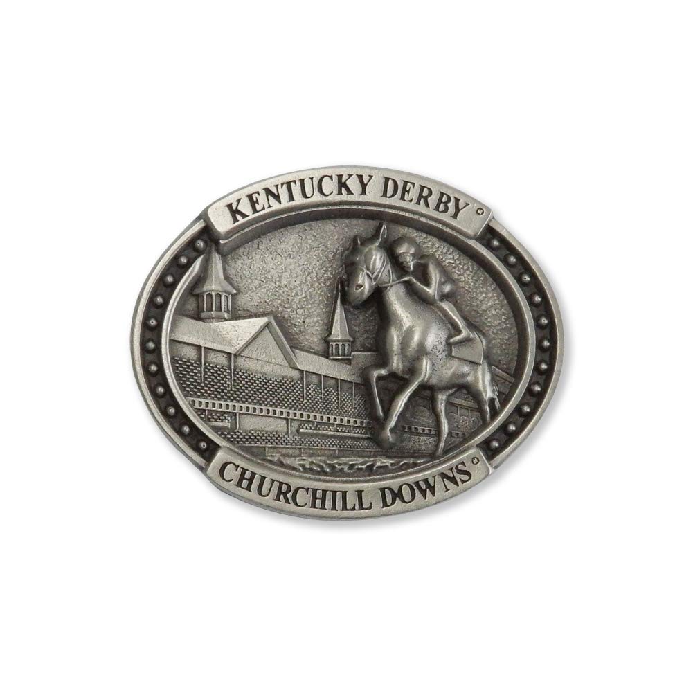 Kentucky Derby Churchill Downs Horse & Jockey Pewter Magnet