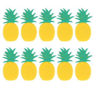 garneck refrigerator magnets 10pcs fridge magnets fruit refrigerator magnet sticker office magnet fruit fridge magnet (pineapple) cute fridge magnets