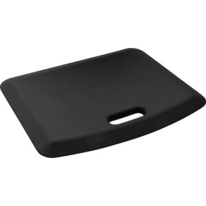 WellnessMats CompanionMat Anti-Fatigue Comfort & Support - Non-Slip with Handle - 18"x22"x 3/4" Black