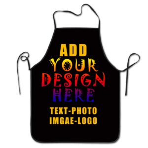 customized aprons personalized apron add your image text logo kitchen cooking apron gift for women