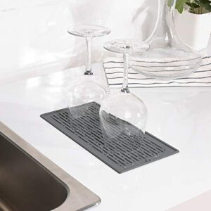 LIMNUO Silicone Dish Drying Mat Easy Clean Dishwasher ,Non-Slip,Safe Heat Resistant Trivet