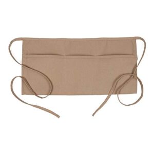 fame delta plus original 3 pocket waist apron - f9 -khaki (wfa18138kh)