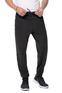 chef works unisex jogger 2.0 chef pants, black, large