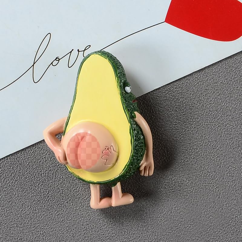 Refrigerator Magnets, Fridge Magnets,Cute Magnets for Fridge Office Cabinets, Whiteboards, Photos, Decorative Magnets for Home (Banana and Avocado)