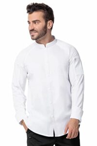 chef works men's tulum chef coat, white, x-large