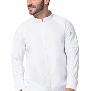 Chef Works Men's Tulum Chef Coat, White, X-Large