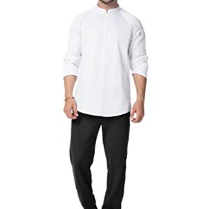 Chef Works Men's Tulum Chef Coat, White, X-Large