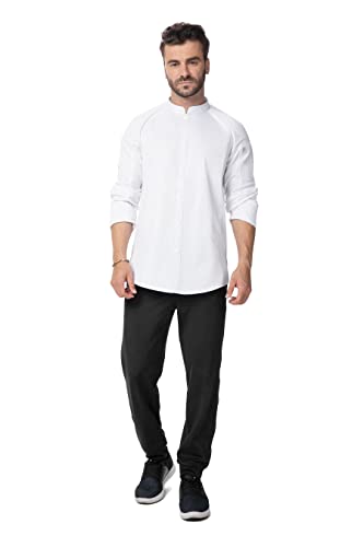 Chef Works Men's Tulum Chef Coat, White, X-Large