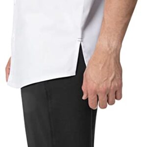 Chef Works Men's Tulum Chef Coat, White, X-Large