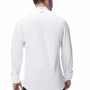 Chef Works Men's Tulum Chef Coat, White, X-Large