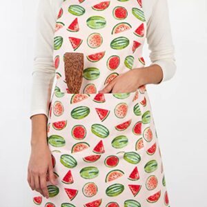 Now Designs Chef Apron, W28 x L32in, Watermelon