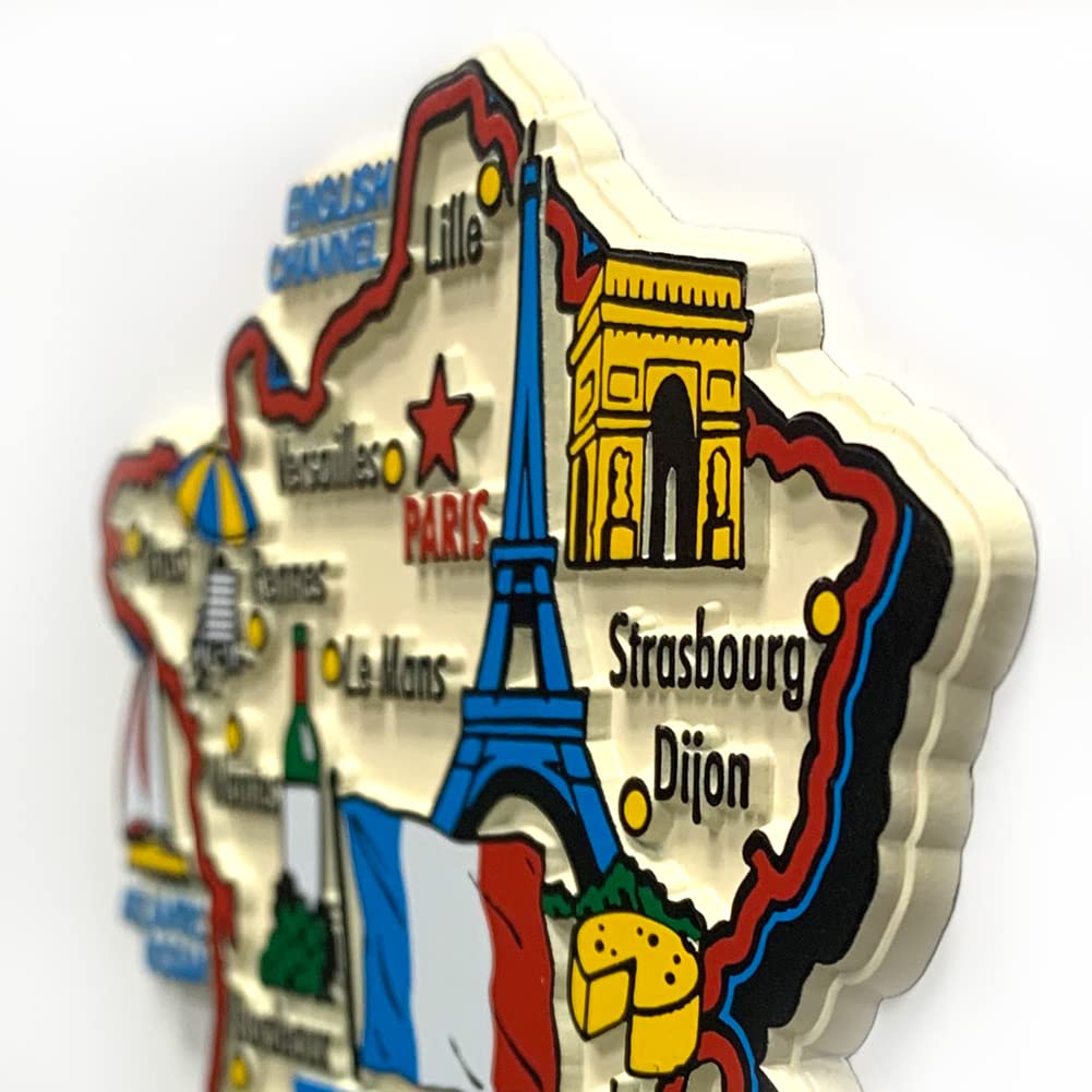 Poland Jumbo Country Map Magnet by Classic Magnets, Collectible Souvenirs Made in The USA