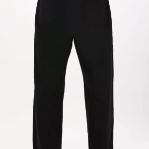 Chef Works Men's Professional Series Chef Pants, Black, Medium