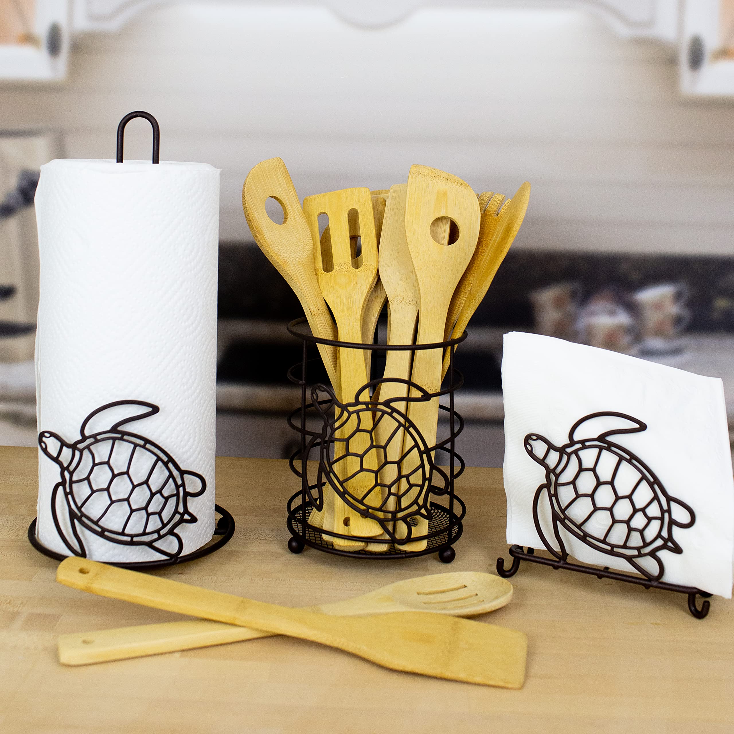 WIRE NAPKIN HOLDER TURTLE