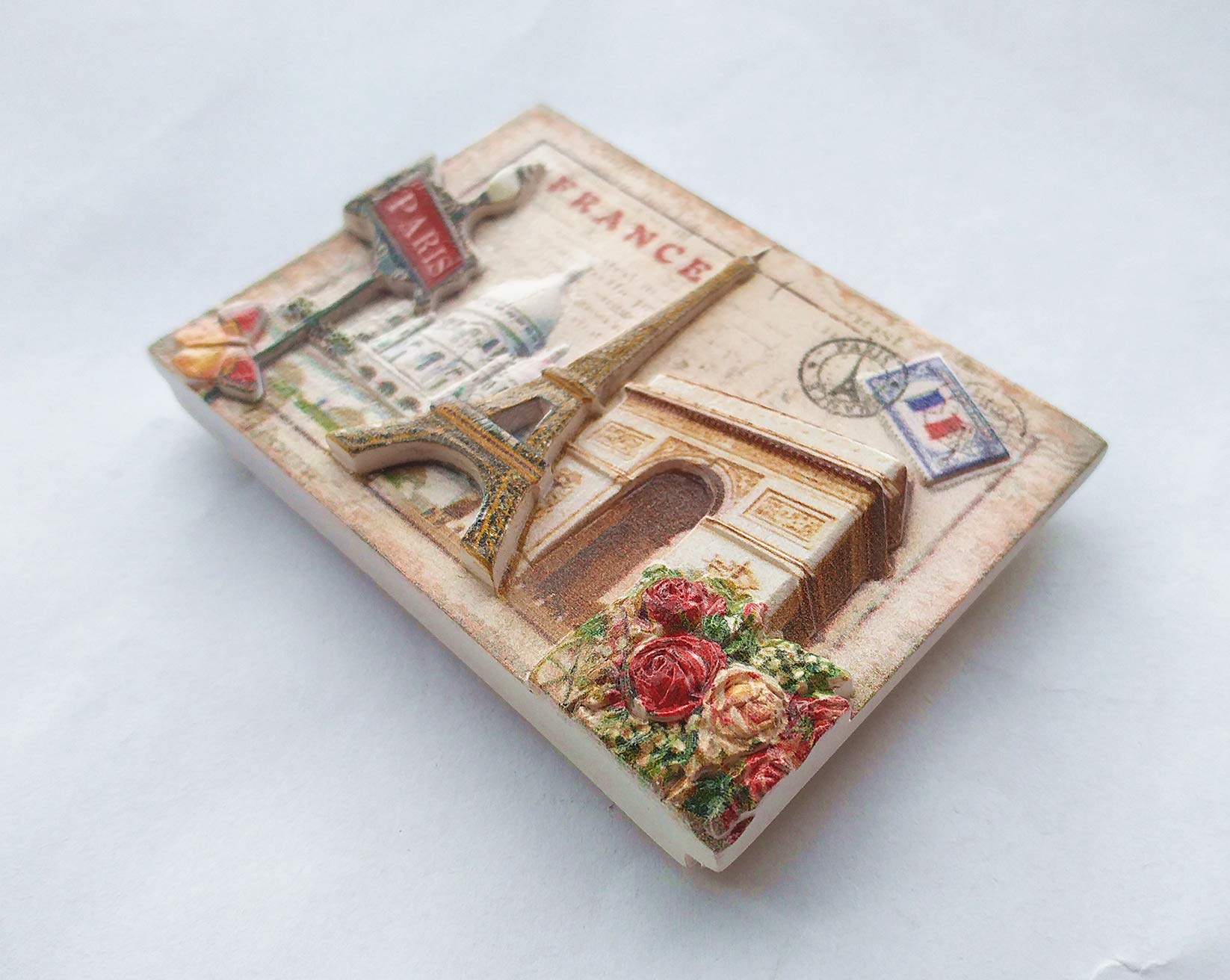 Paris France 3D Fridge Magnet Souvenir Gift,Home & Kitchen Decoration Magnetic Sticker Paris France Refrigerator Magnet Collection