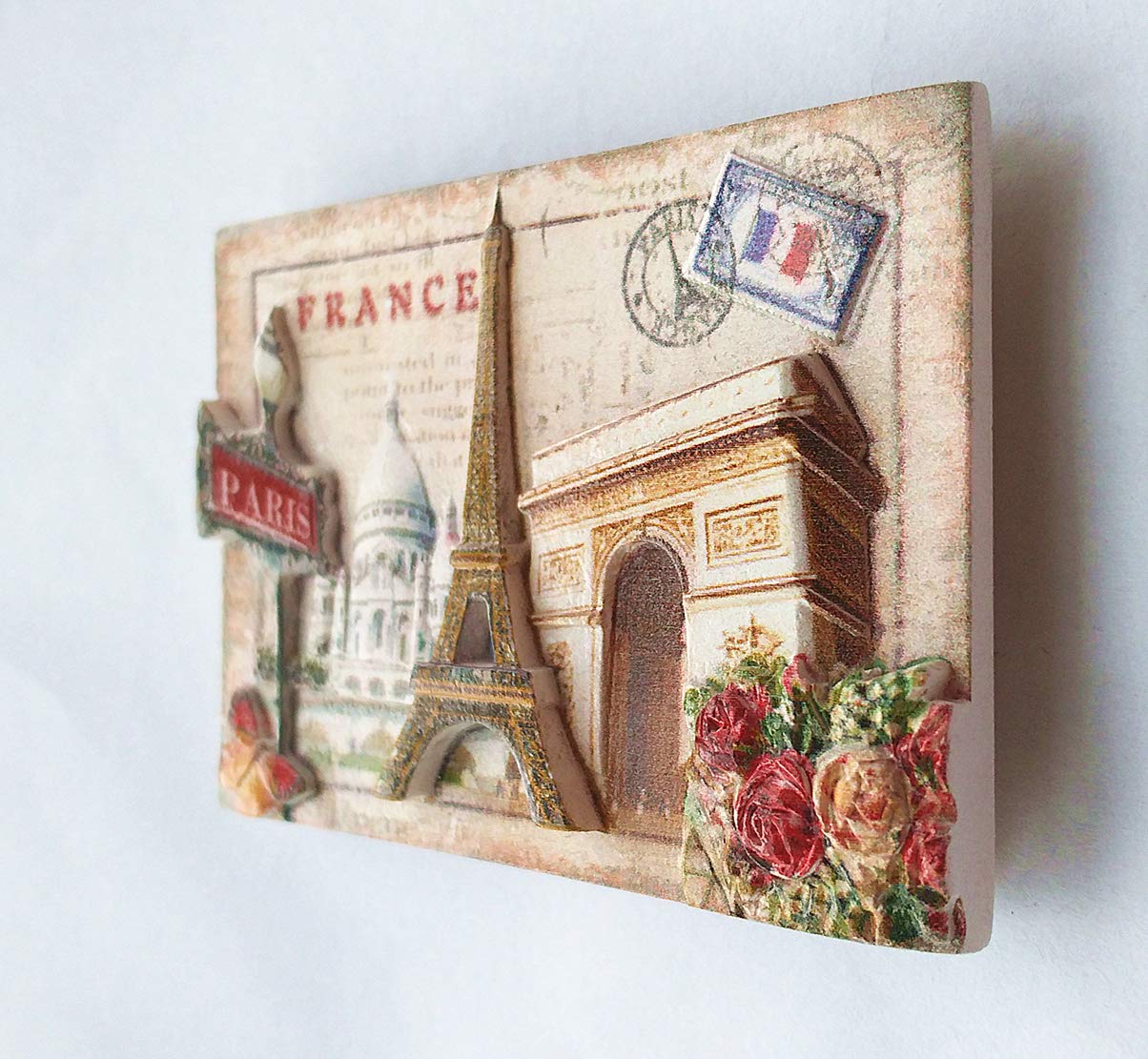 Paris France 3D Fridge Magnet Souvenir Gift,Home & Kitchen Decoration Magnetic Sticker Paris France Refrigerator Magnet Collection