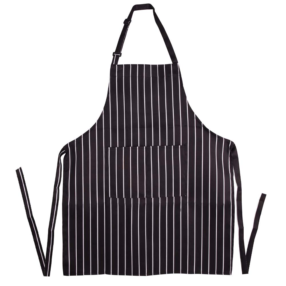 iFly US Kitchen Aprons for Men Women Chefs Adjustable Bib Aprons with Big Pockets