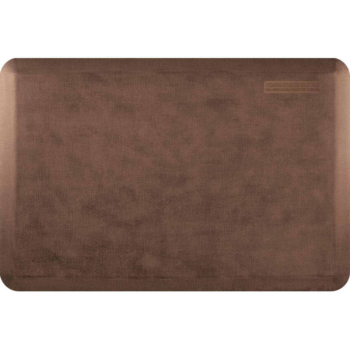 WellnessMats Linen Collection Anti-Fatigue Floor Mat, Antique Light, 36 in. x 24 in. x ¾ in. Polyurethane – Ergonomic Support Pad for Home, Kitchen, Garage, Office Standing Desk – Water Resistant,