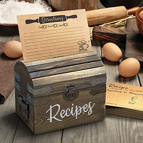 Premium Recipe Cards 4x6 Double Sided - 50 pcs - Quality Thick Card Stock - 14pt